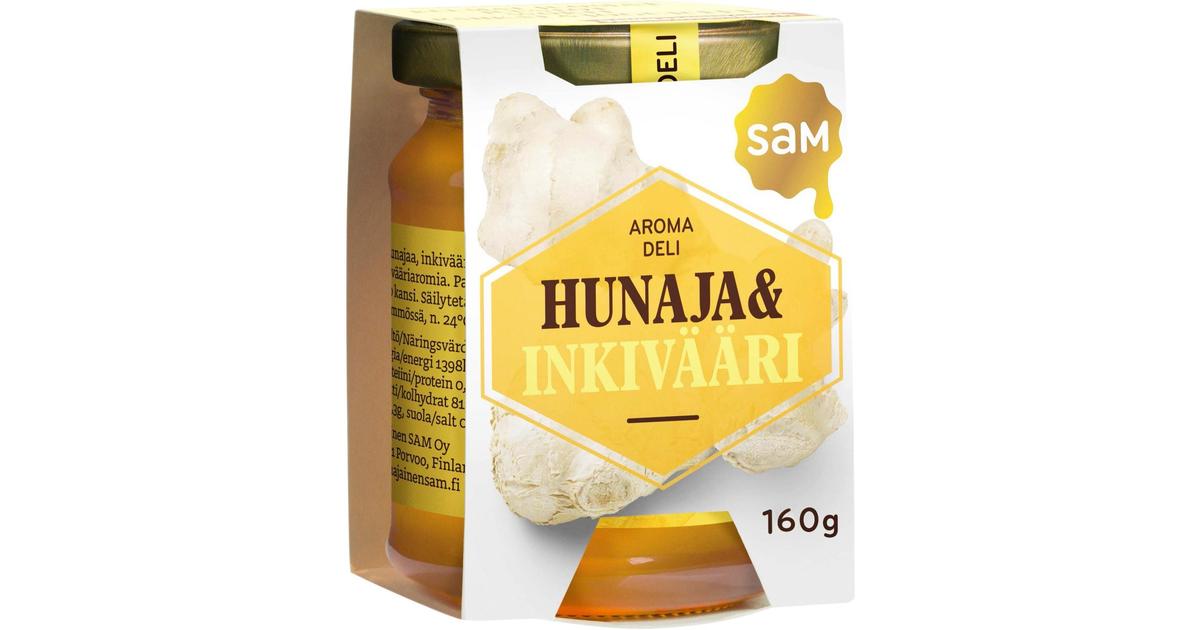 Hunajainen SAM Hunaja&Inkivääri 160g hunajavalmiste | S-kaupat ruoan verkkokauppa