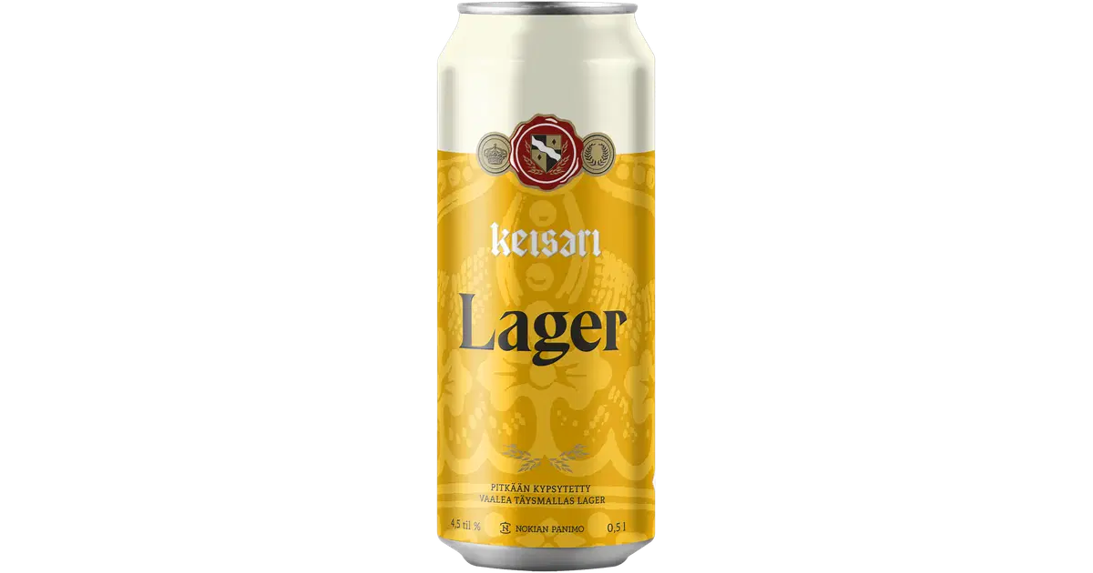 Keisari Lager olut 4,5 til-% 0,5l | S-kaupat ruoan verkkokauppa