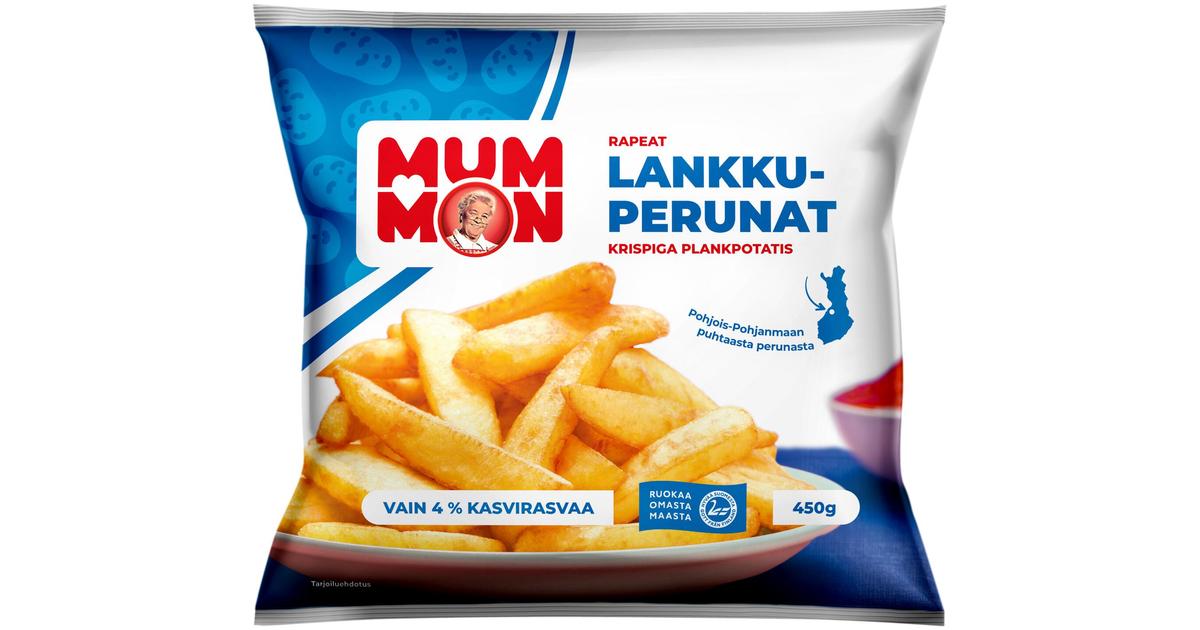 Mummon rapeat Lankkuperunat 450 g, pakaste | S-kaupat ruoan verkkokauppa