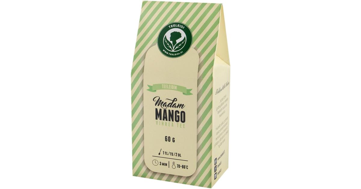 Teeleidi 60g Madam Mango vihreä tee | S-kaupat ruoan verkkokauppa