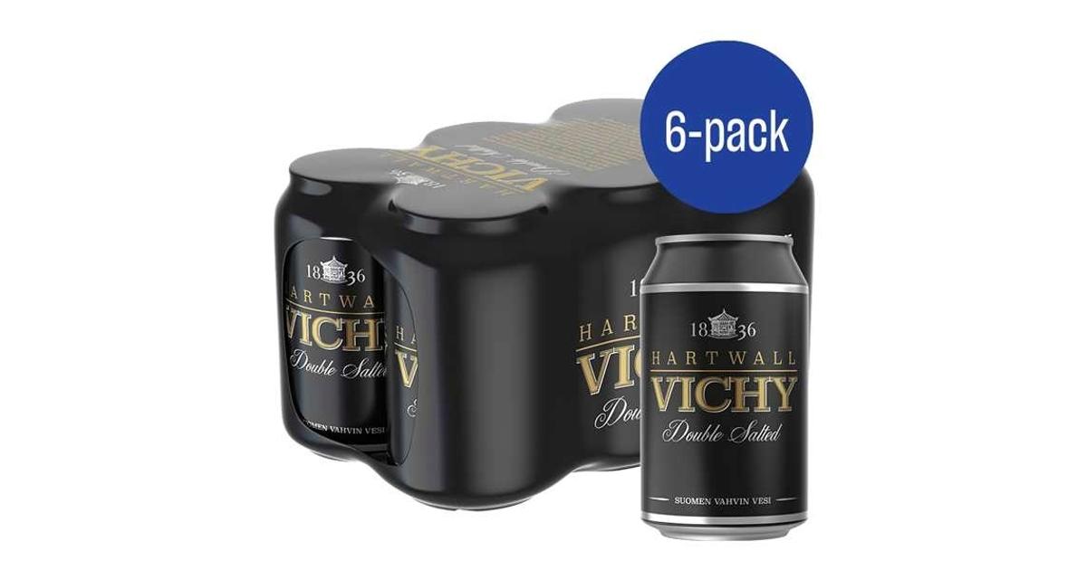 6 x Hartwall Vichy Original Double Salted kivennäisvesi 0,33 l | S ...