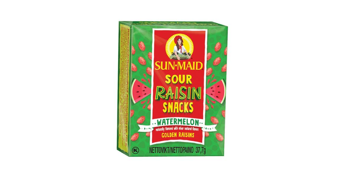 37,7g Sun-Maid Sour Raisin Snacks Watermelon | S-kaupat ruoan verkkokauppa