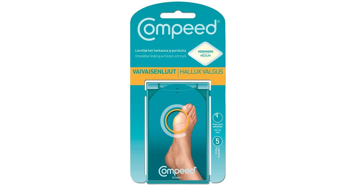 Plaastrid Compeed valulike kohtade kaitseks 5tk | Prisma | alati odavad hinnad, telli kaup otse koju