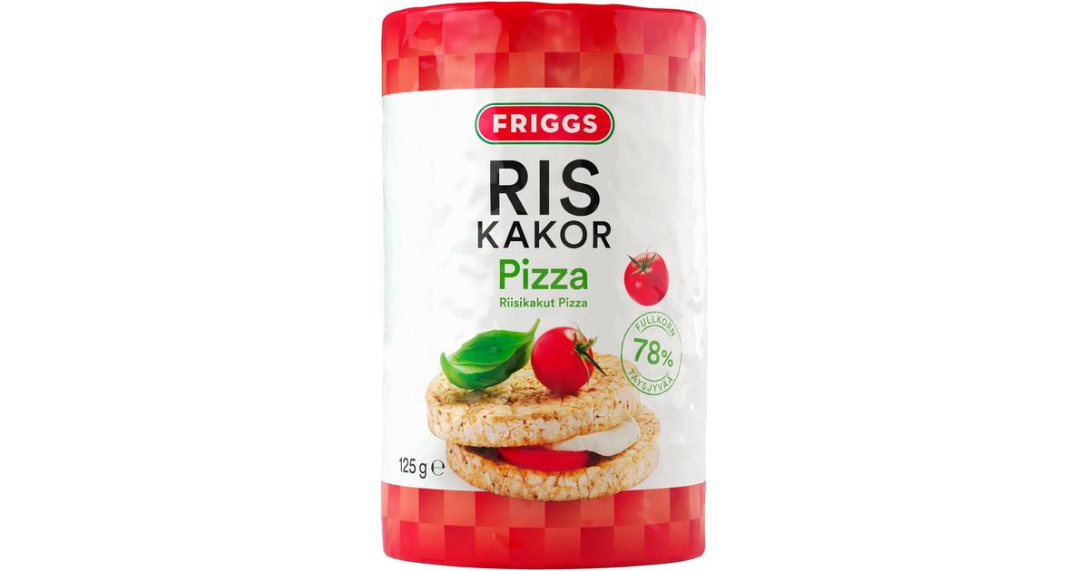 Friggs riskakor pizza pitsamaitselised riisivahvlid 125 g | Prisma ...