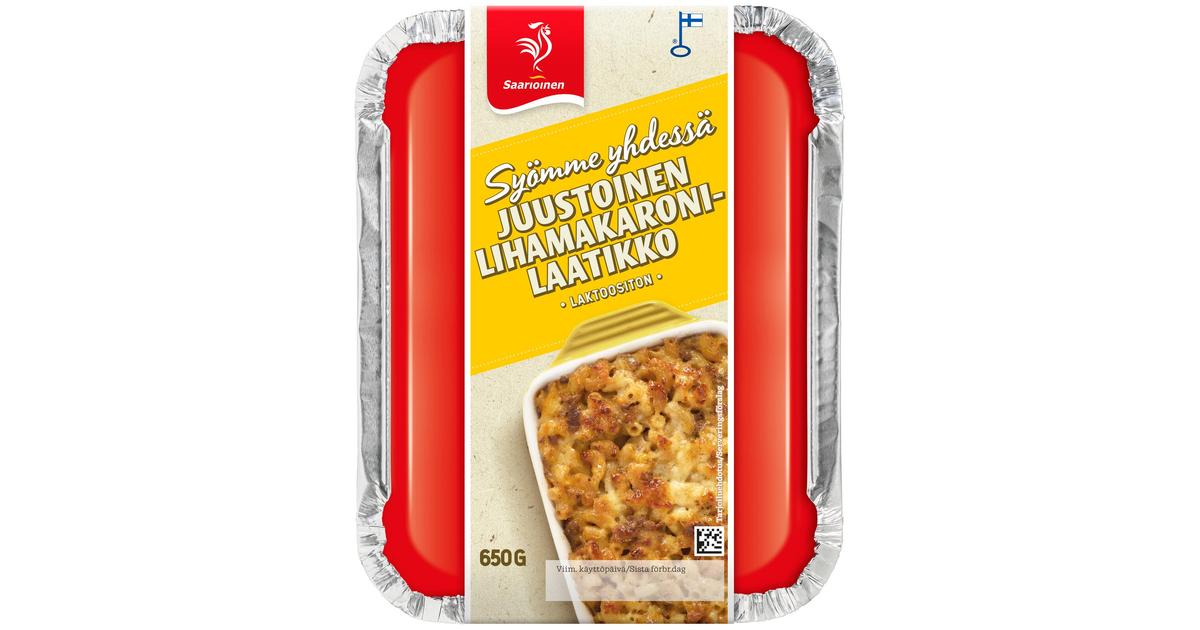 Saarioinen Syömme yhdessä Juustoinen lihamakaronilaatikko 650g | S ...