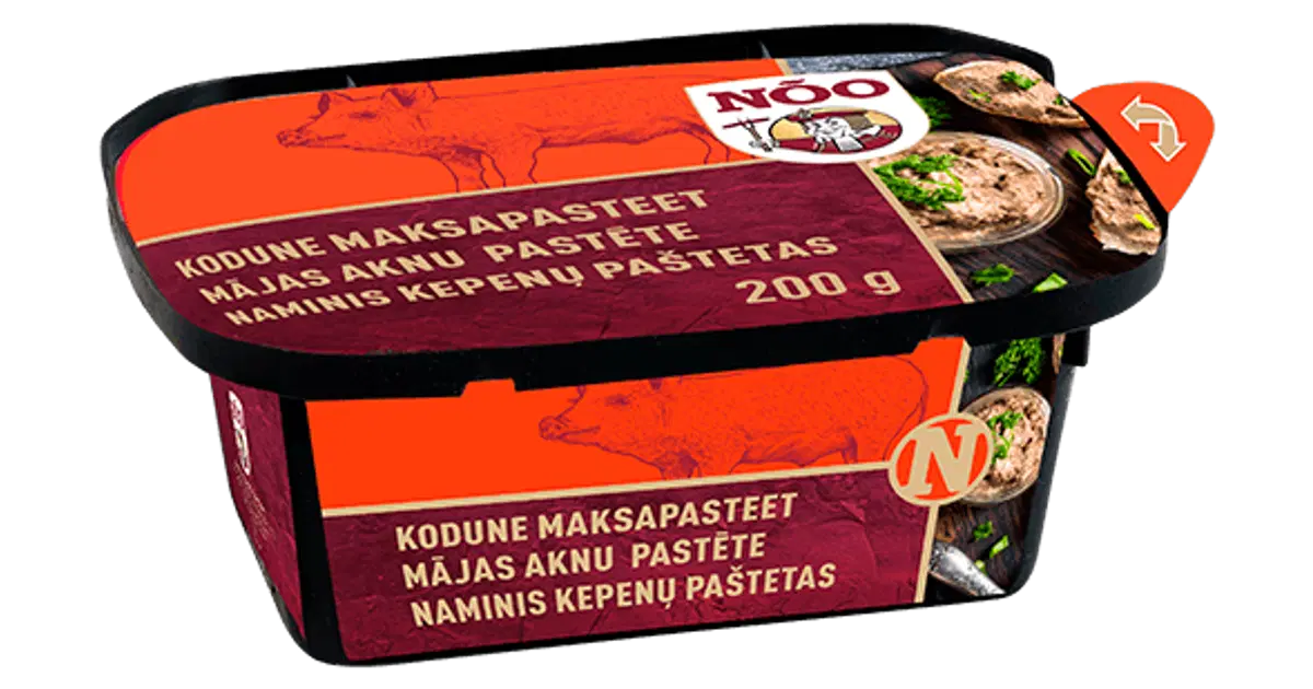 Nõo Kodune Maksapasteet 200 G | Prisma | alati odavad hinnad, telli ...