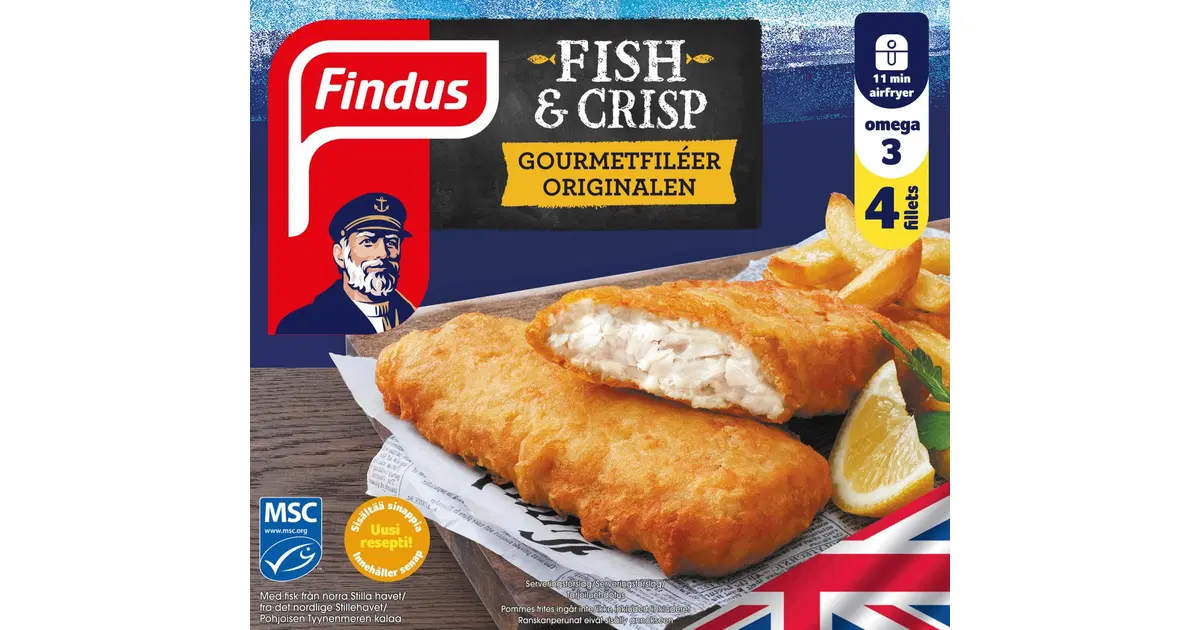 Findus Fish & Crisp kalafileet 480g | S-kaupat ruoan verkkokauppa