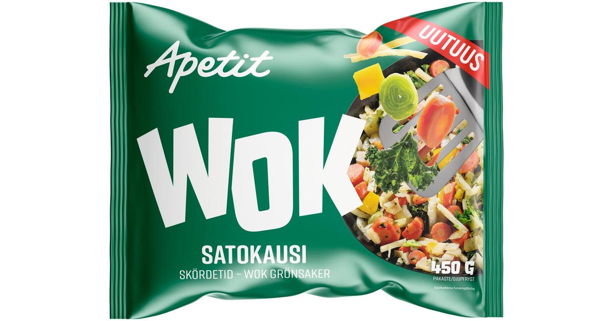 Apetit Wok Satokausi pakaste 450g | S-kaupat ruoan verkkokauppa