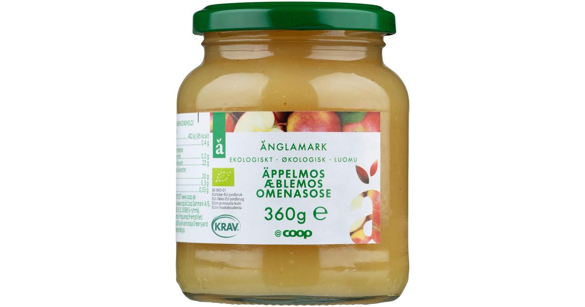 Änglamark omenasose luomu 360 g | S-kaupat ruoan verkkokauppa