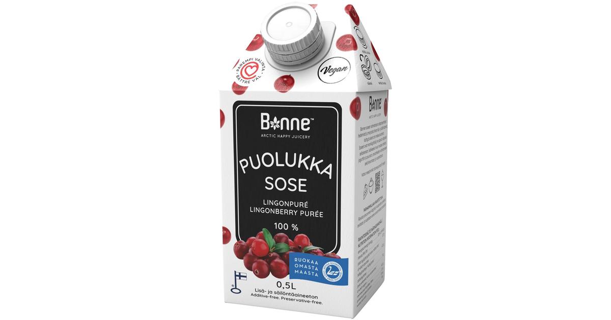 Bonne Puolukkasose 0,5l | S-kaupat ruoan verkkokauppa