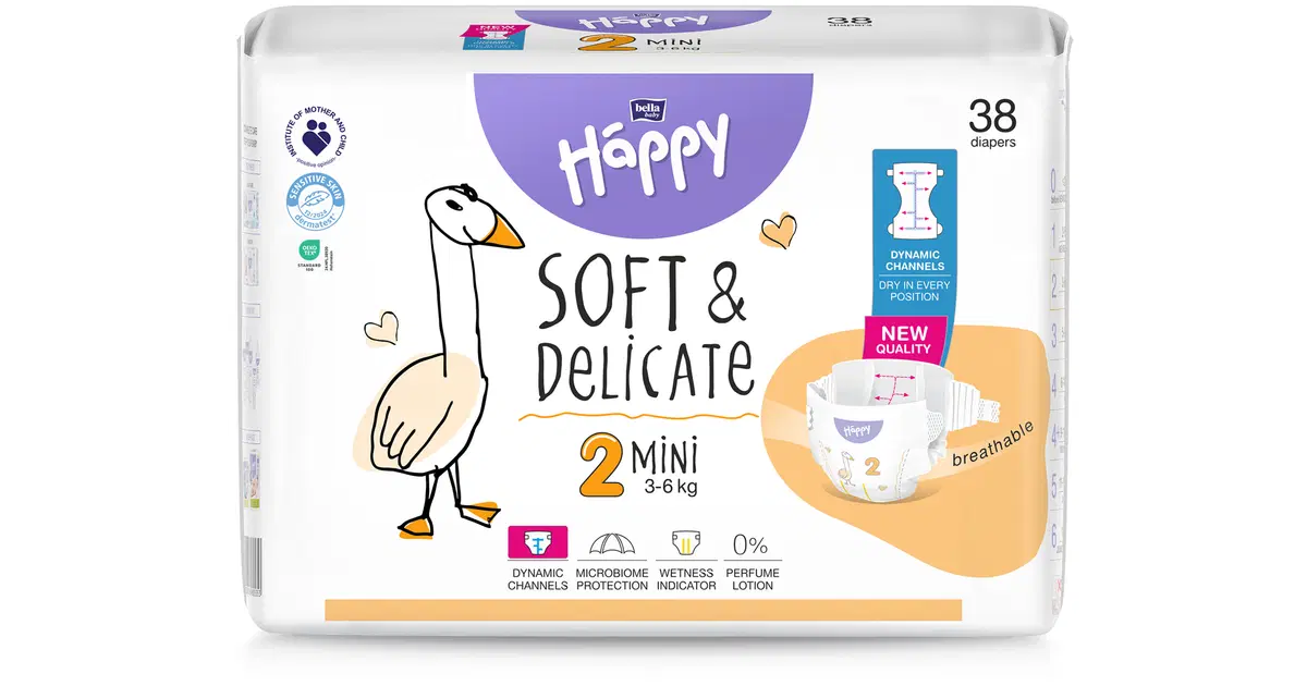 Happy Diapers Bella Mini 2 teippivaippa 38 kpl 3-6 kg | S-kaupat ruoan ...