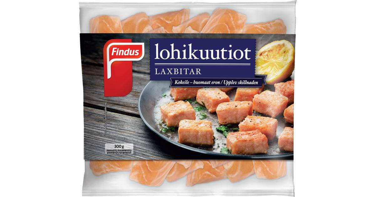 Findus Lohikuutiot 300g, pakaste | S-kaupat ruoan verkkokauppa