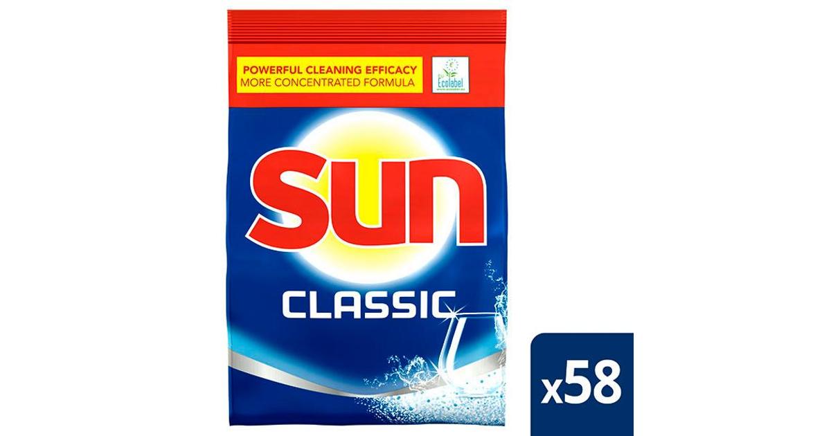 Sun Classic Täyttöpakkaus Konetiskiaine Tiivistetty Ympäristömerkki 1 kg 58 pesua | S-kaupat ...