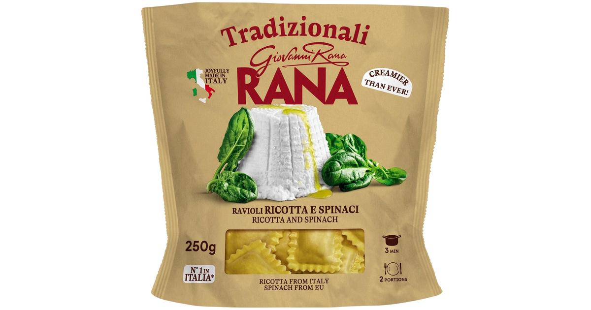 Rana Ravioli ricotta & pinaatti 250g | S-kaupat ruoan verkkokauppa