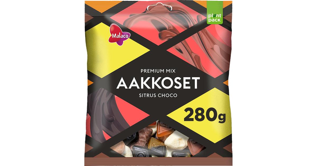 Malaco Aakkoset Sitrus Choco makeissekoitus 280g | S-kaupat ruoan ...