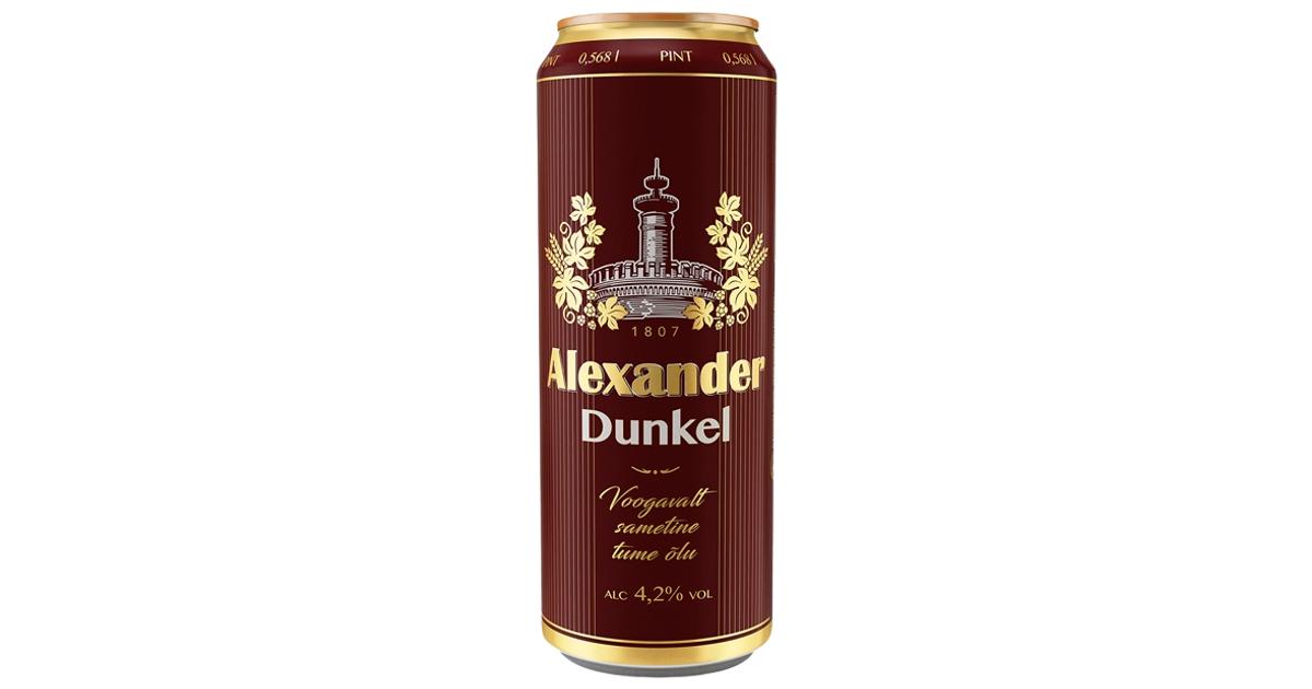 Alexander Dunkel Tume õlu 4,2%vol 568ml | Prisma | alati odavad hinnad ...