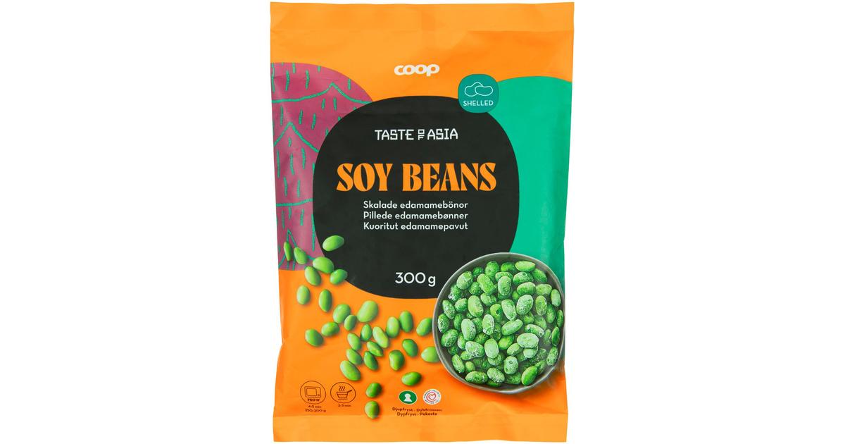 Coop Taste of Asia kuoritut edamame-pavut 300 g pakaste | S-kaupat ruoan verkkokauppa