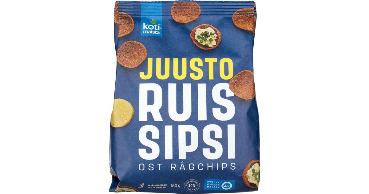 Kotimaista Ruissipsi Juusto 150 g | S-kaupat ruoan verkkokauppa