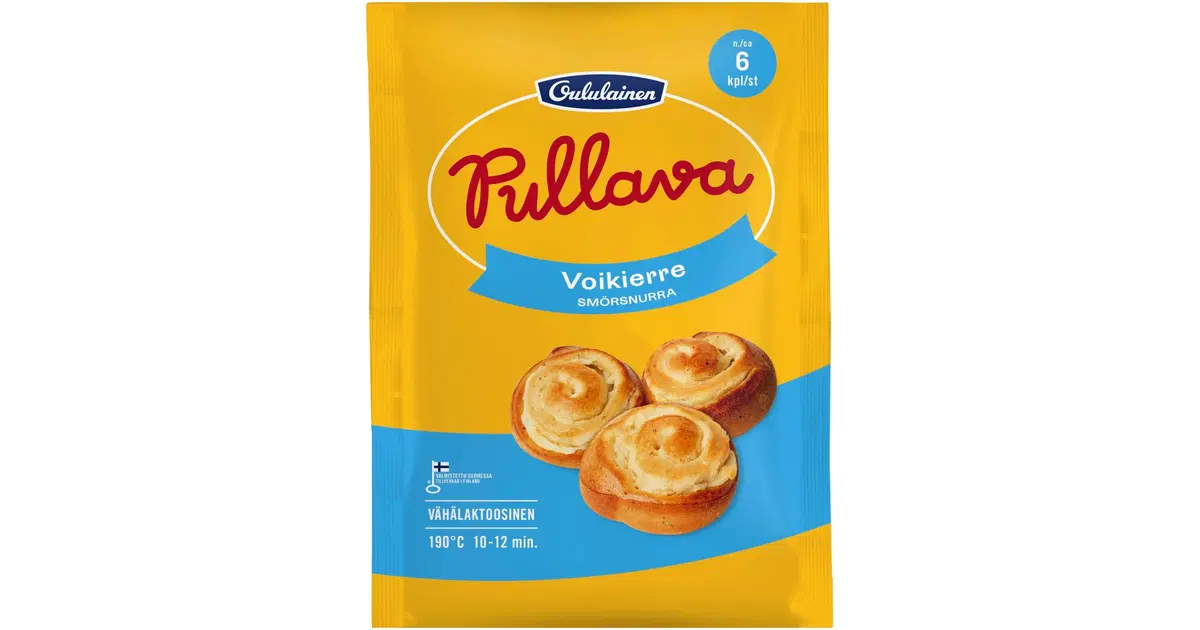 Oululainen Pullava Voikierre 6kpl 420g, raakapakaste | S-kaupat ruoan ...
