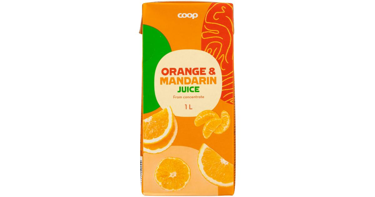 Coop appelsiini-mandariinitäysmehu 1l | S-kaupat ruoan verkkokauppa