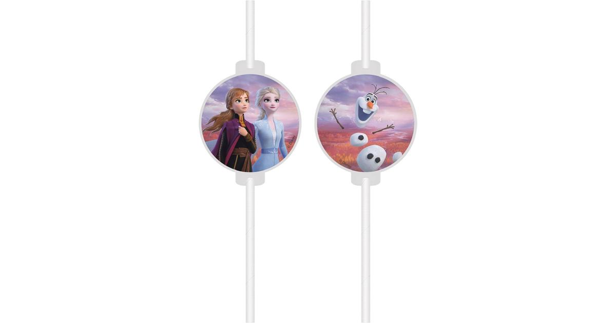 FROZEN 2 PAPER MEDALLION PAPER STRAWS | S-kaupat ruoan verkkokauppa
