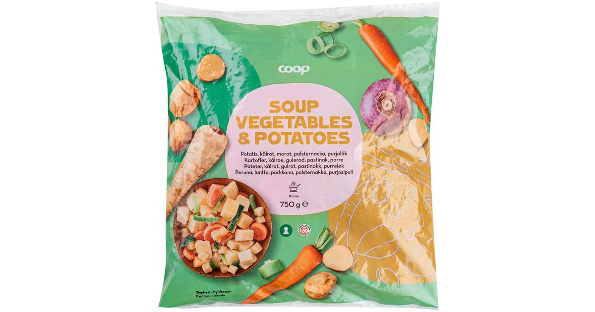 Coop peruna ja keittojuurekset 750 g pakaste | S-kaupat ruoan verkkokauppa