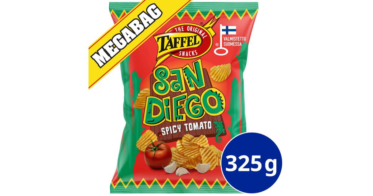 Taffel San Diego spicy tomato maustettu sipsi 325g | S-kaupat ruoan ...