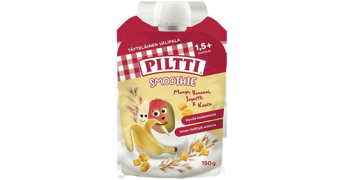 Piltti 150g Smoothie Jogurtti-mango-banaani-kaura 1,5v+ annospussi | S ...