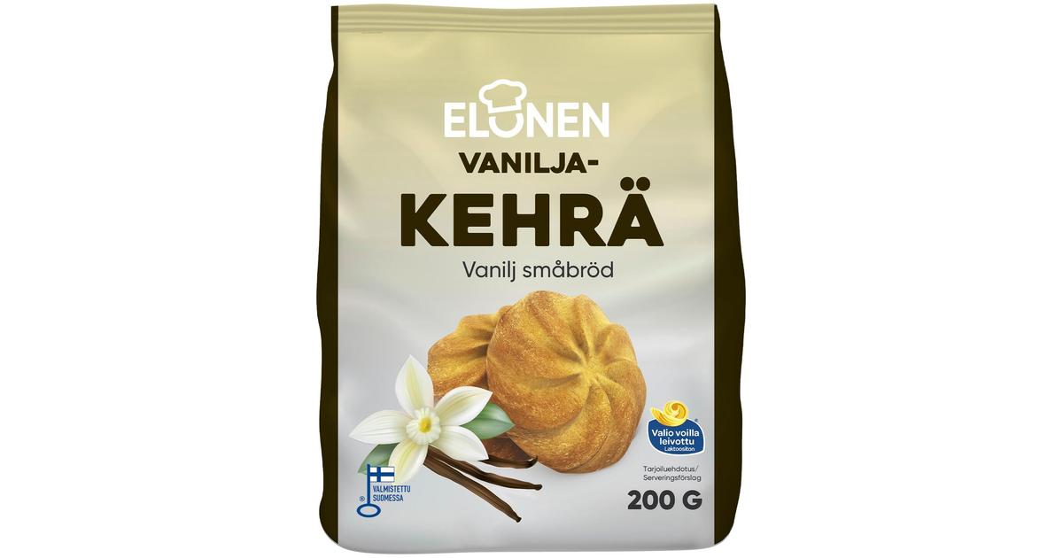 Elonen vaniljakehrä pikkuleipä 200g | S-kaupat ruoan verkkokauppa
