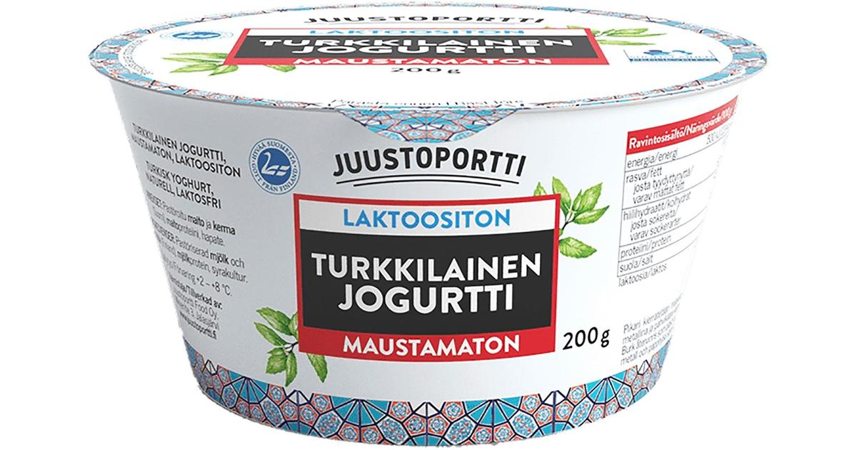 Juustoportti Turkkilainen jogurtti 200 g laktoositon | S-kaupat ruoan verkkokauppa