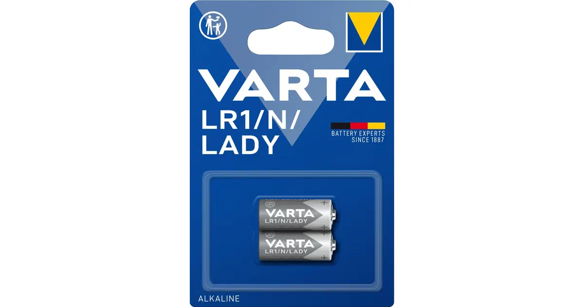 Varta lr1/n/lady erikoisparisto 2-pack | S-kaupat ruoan verkkokauppa