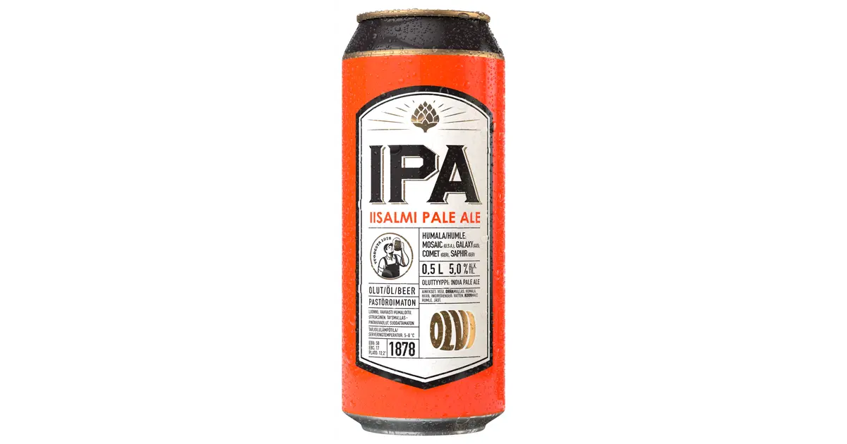 OLVI IPA 5,0% olut 0,5 l tlk | S-kaupat ruoan verkkokauppa