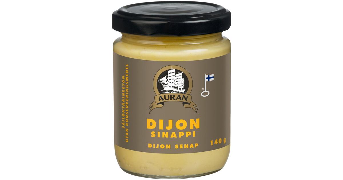 Auran Dijon Sinappi 140g | S-kaupat ruoan verkkokauppa