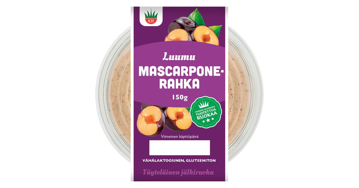 Kasvishovi Luumu-mascarponerahka 150 g | S-kaupat ruoan verkkokauppa