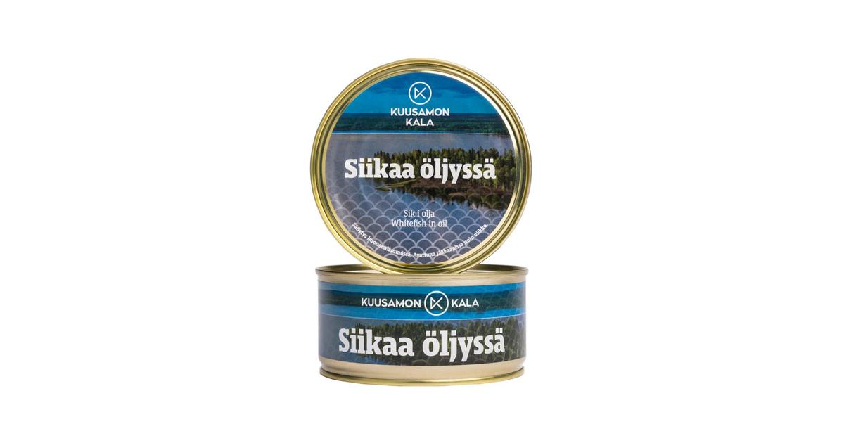 Kuusamon kala Siikaa öljyssä 270/240g | S-kaupat ruoan verkkokauppa