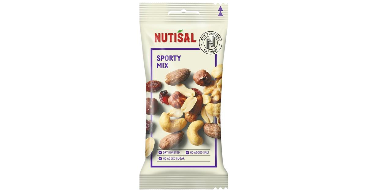 Nutisal Sporty Mix pähkinäsekoitus 60g | S-kaupat ruoan verkkokauppa