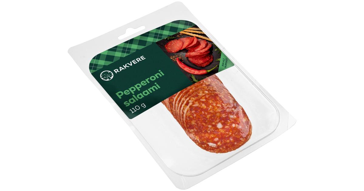 Rakvere Pepperoni Salaami 110 G | Prisma | alati odavad hinnad, telli ...