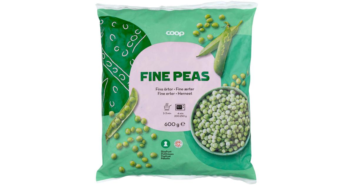 Coop herneet 600 g pakaste | S-kaupat ruoan verkkokauppa