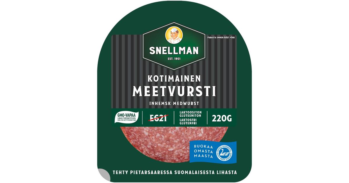 Snellman Kotimainen meetvursti 220 g | S-kaupat ruoan verkkokauppa