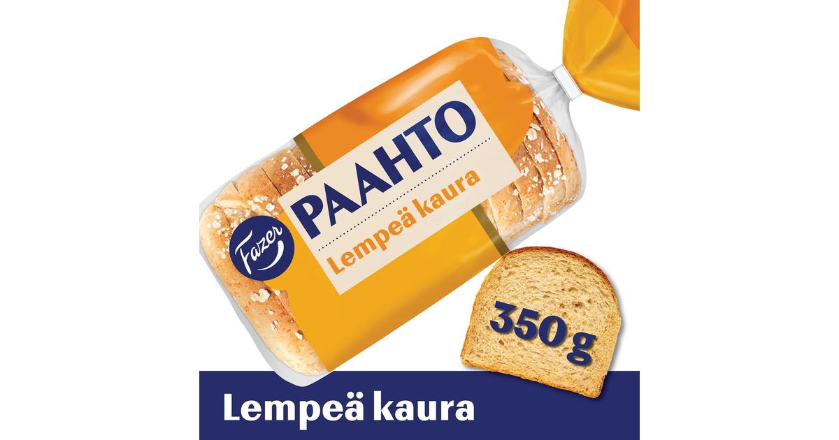 Fazer Paahto Lempeä kaura 350g, paahtoleipä | S-kaupat ruoan verkkokauppa