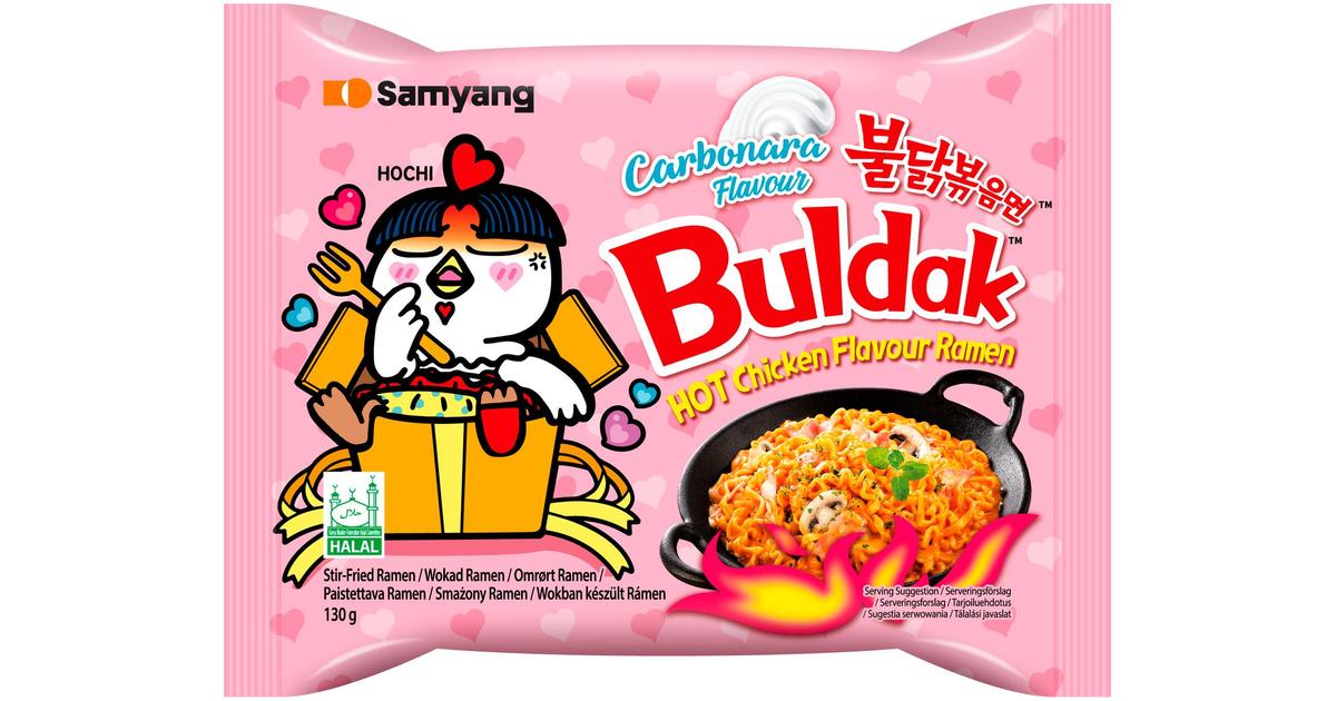 Samyang korea ramen kiirnuudlid tuline kana carbonara 130g | Prisma ...