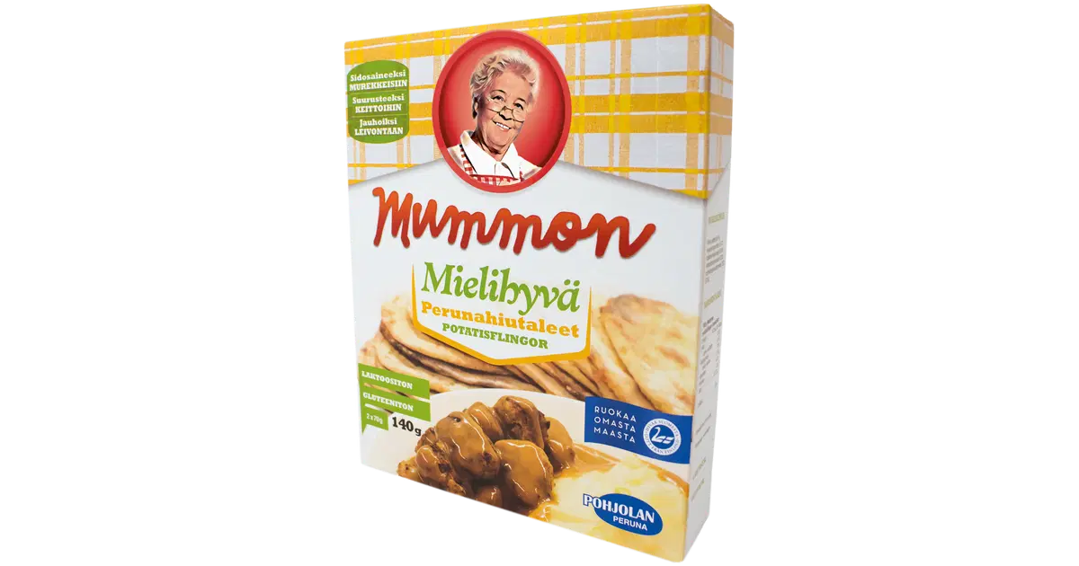 Mummon Mielihyvä Perunahiutaleet 140 g | S-kaupat ruoan verkkokauppa