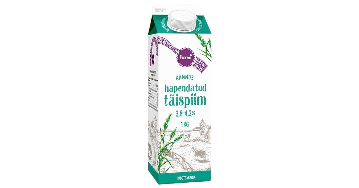 Hapendatud täispiim 4%, 1 kg | Prisma | alati odavad hinnad, telli kaup otse koju