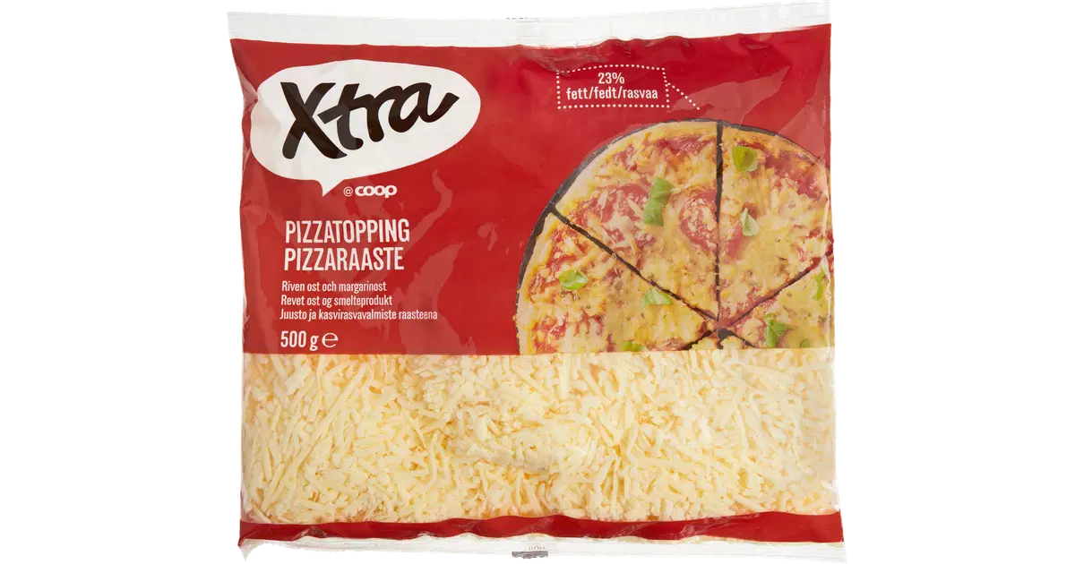 Xtra pizzaraaste 500 g | S-kaupat ruoan verkkokauppa