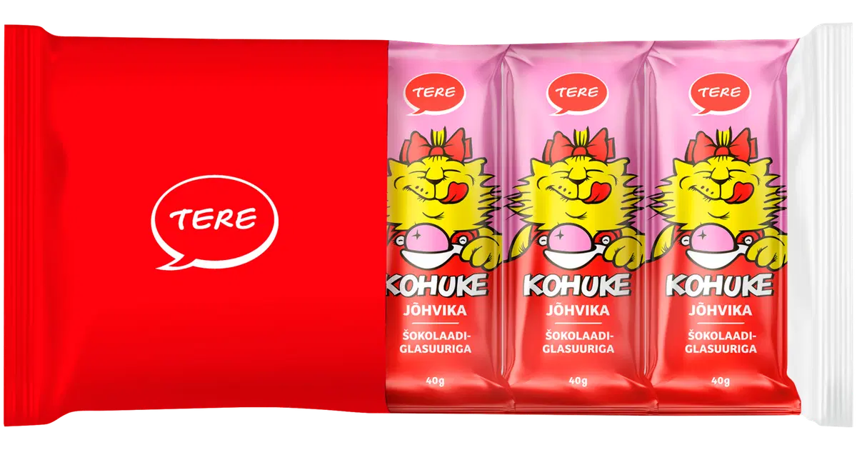 Tere Kohuke jõhvika multipakk, 5 x 40 g | Prisma | alati odavad hinnad ...
