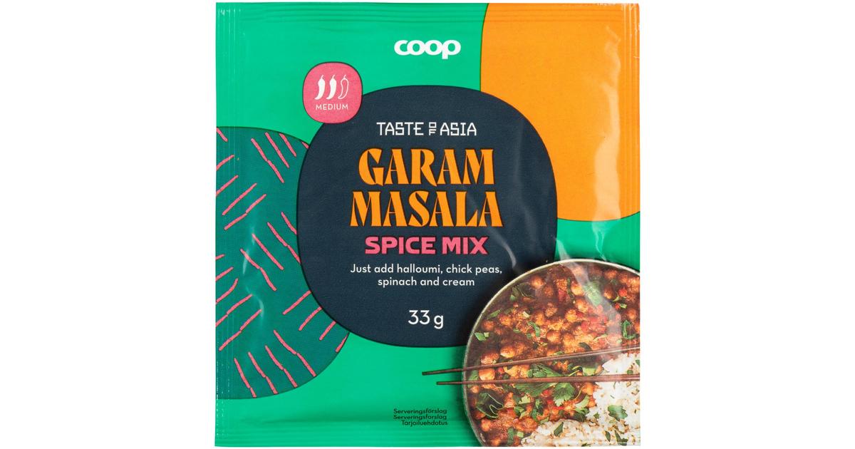 Coop Taste of Asia Garam Masala mausteseos 33 g | S-kaupat ruoan ...