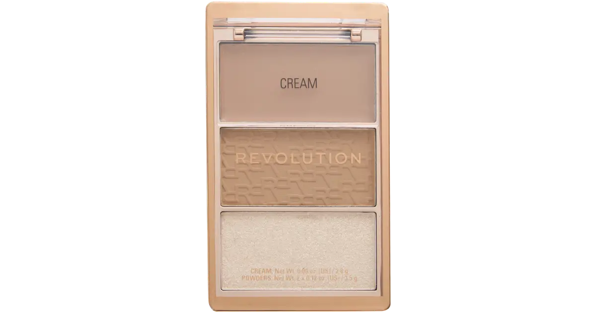 Revolution the bronze icon monikäyttösävypaletti 3 sävyä divine fair ...