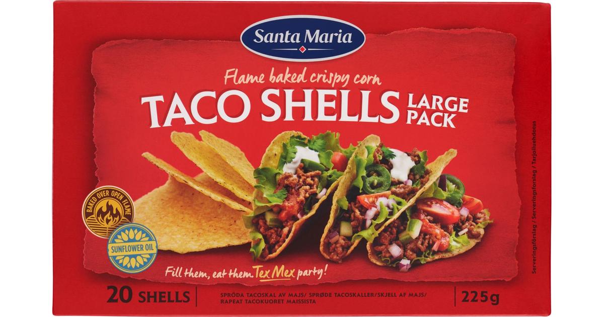 Santa Maria Taco Shells 20-pack, tacokuoret 20 kpl, 225g | S-kaupat ...