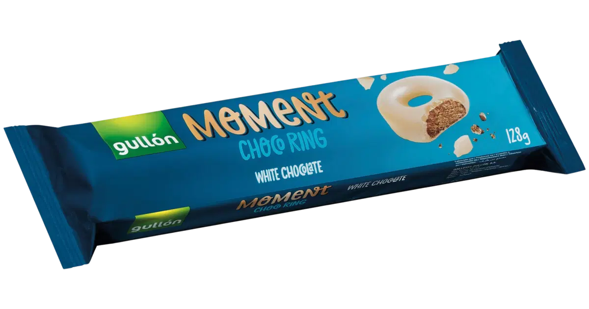 Gullón Moment choco ring valkosuklaa 128g | S-kaupat ruoan verkkokauppa