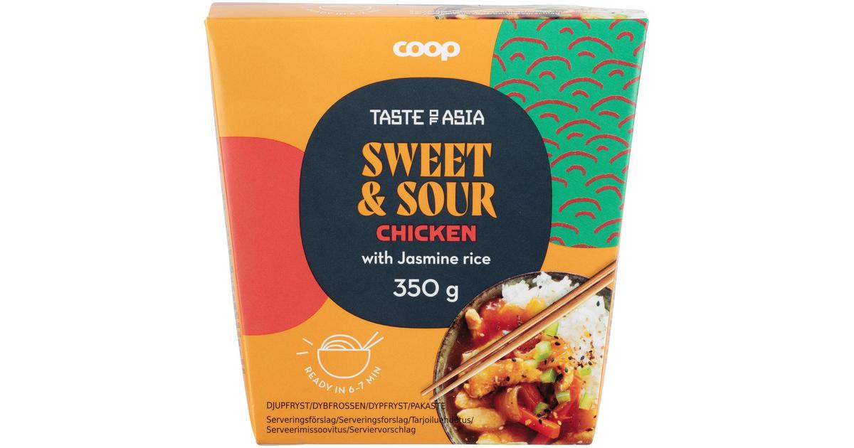 Coop Taste of Asia Sweet & Sour Chicken ateria 350 g pakaste | S-kaupat ...